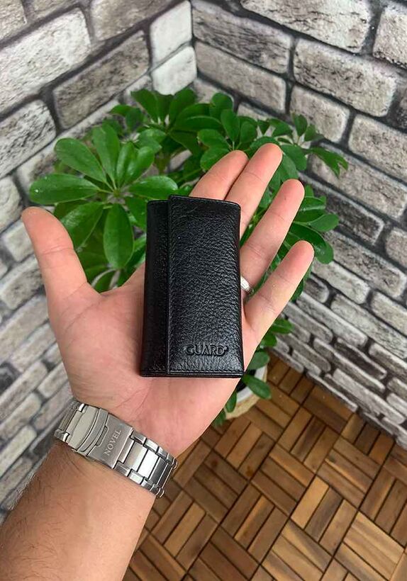 Guard Black Leather Keyholder | Keychain Prices | Guard 100% Genuine ...