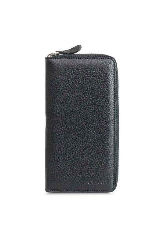 Guard Black Zipper Portfolio Wallet | Men's Wallet, Portfolio Wallet ...