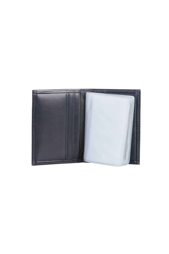 Guard Genuine Leather Transparent Navy Blue Card Holder | Card Holder ...