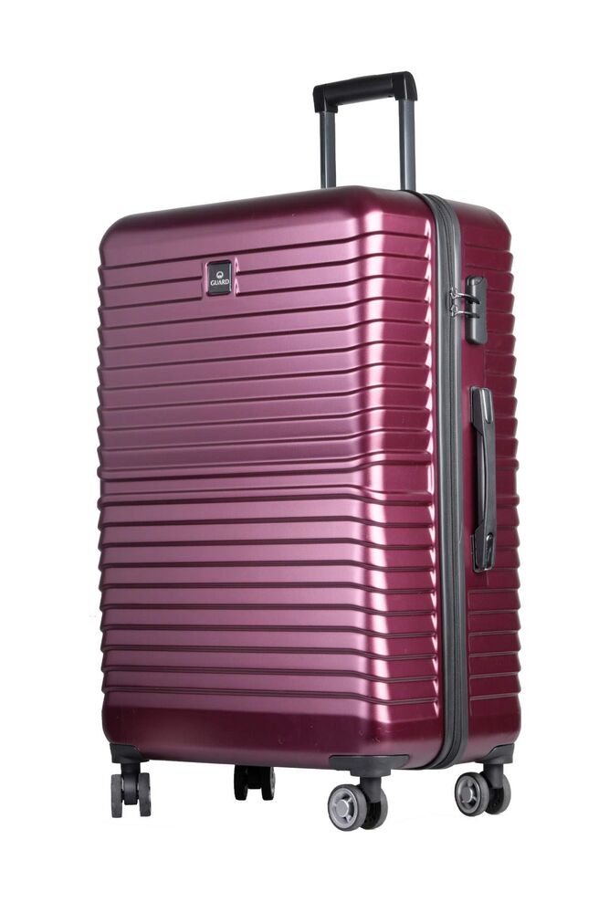 Guard Polypropylene Unbreakable Claret Red Travel Luggage Set of 3 ...