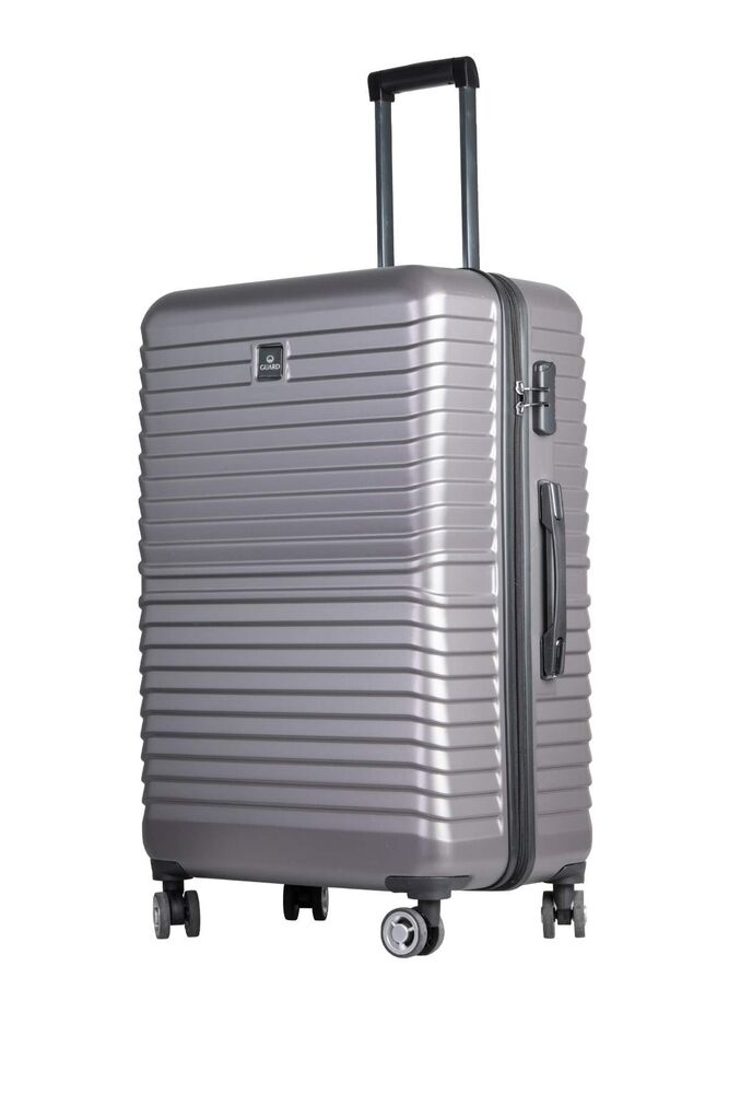 Guard Polypropylene Unbreakable Gray Travel Luggage Set of 3 | Travel ...