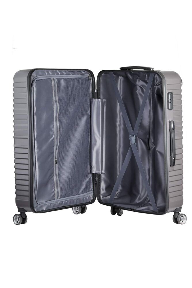 Guard Polypropylene Unbreakable Gray Travel Luggage Set of 3 | Travel ...