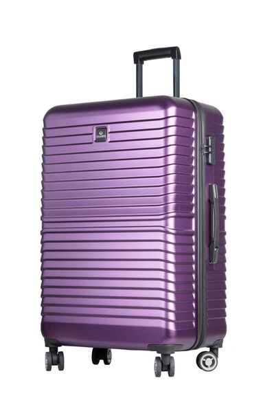 Guard Polypropylene Unbreakable Plum Travel Luggage Set of 3 | Travel ...