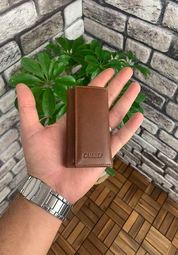 Guard Tan Leather Keyholder | Keychain Prices | Guard 100% Genuine Leather