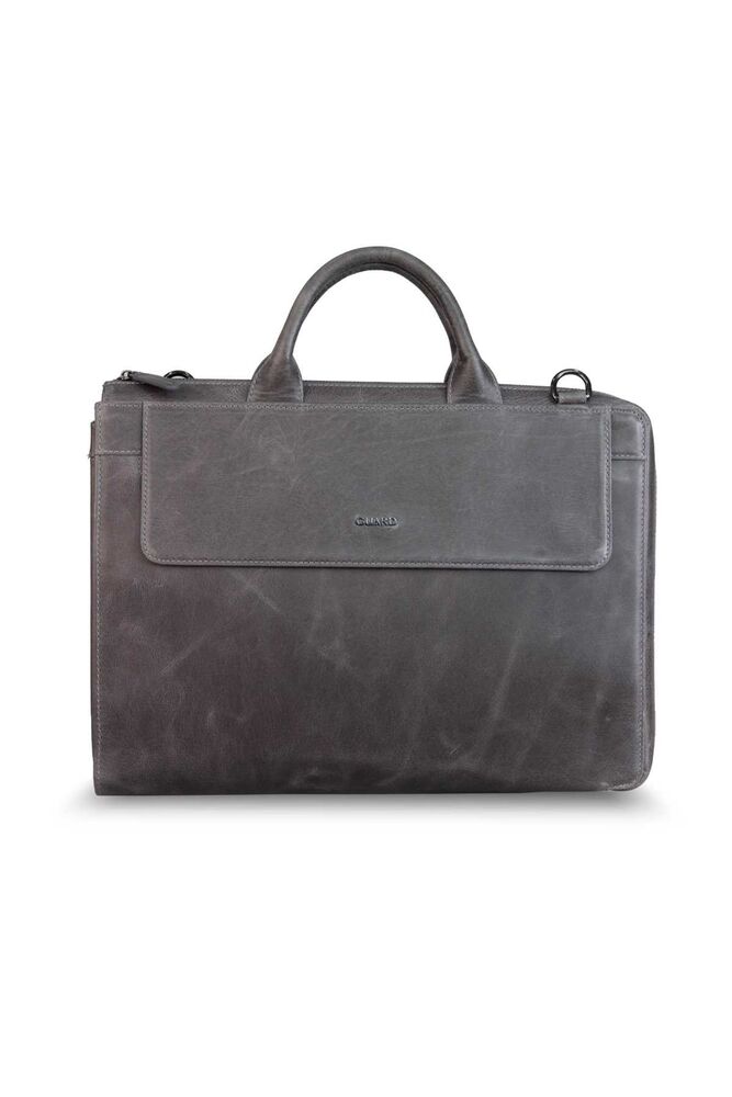 Guard Slim Antique Gray Genuine Leather Briefcase | Briefcase Prices ...